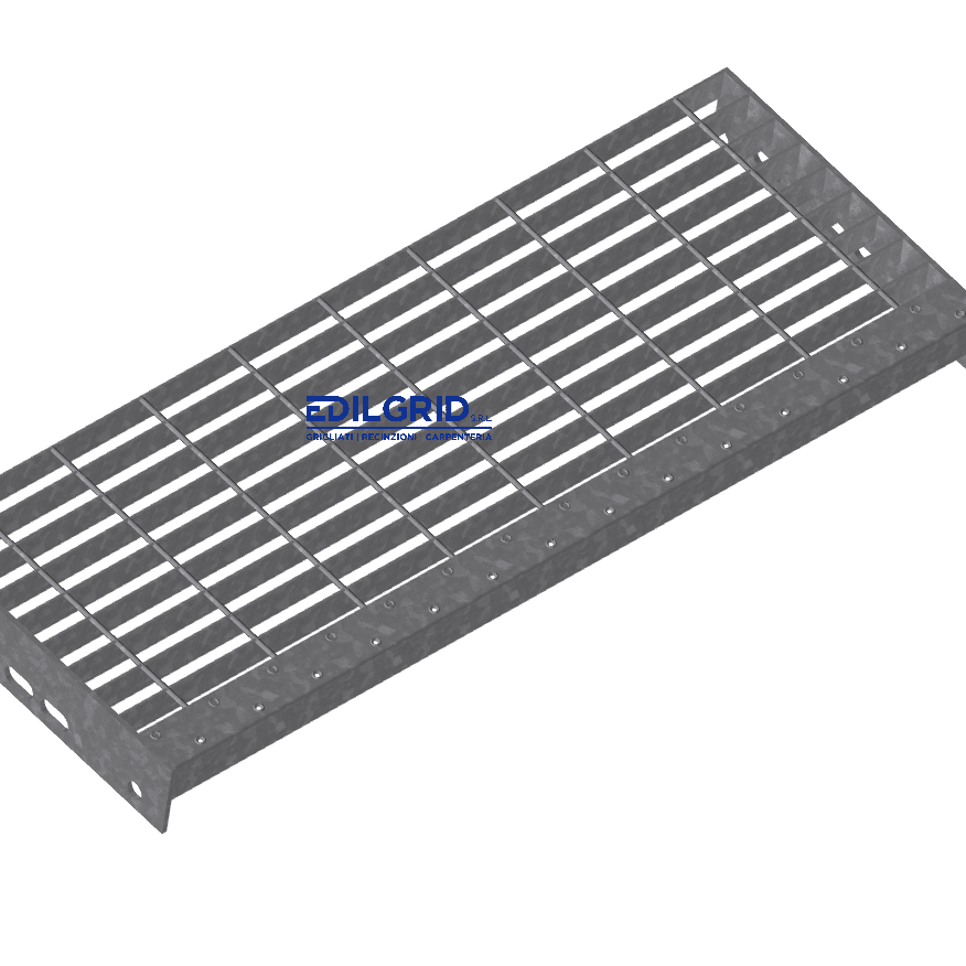 Gradini in grigliato zincati 25x76 da 600-700-800-900-1000