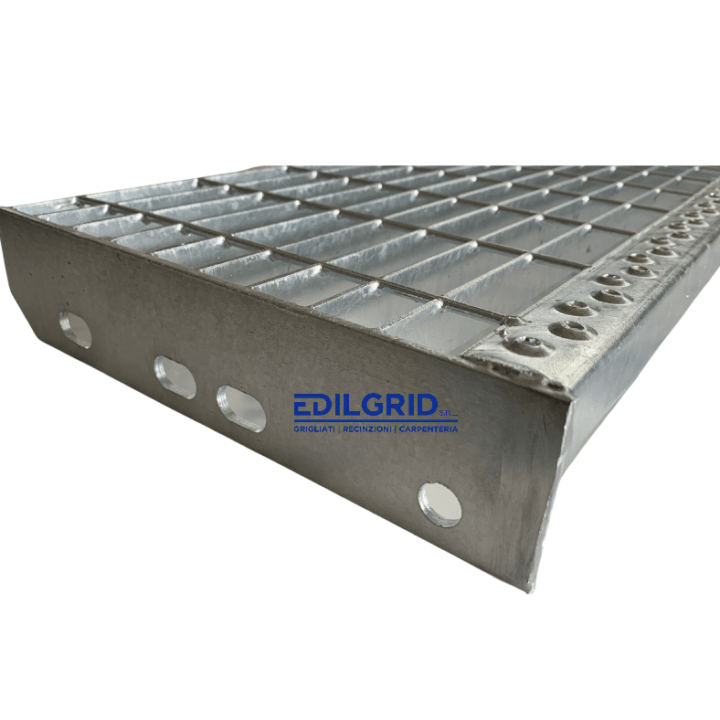 Gradini in grigliato zincati 25x76 da 600-700-800-900-1000